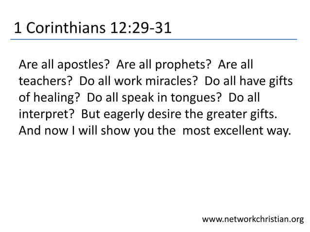 We are ... part 2 (the body of christ 1 corinthians 12 12 31) | PPTX