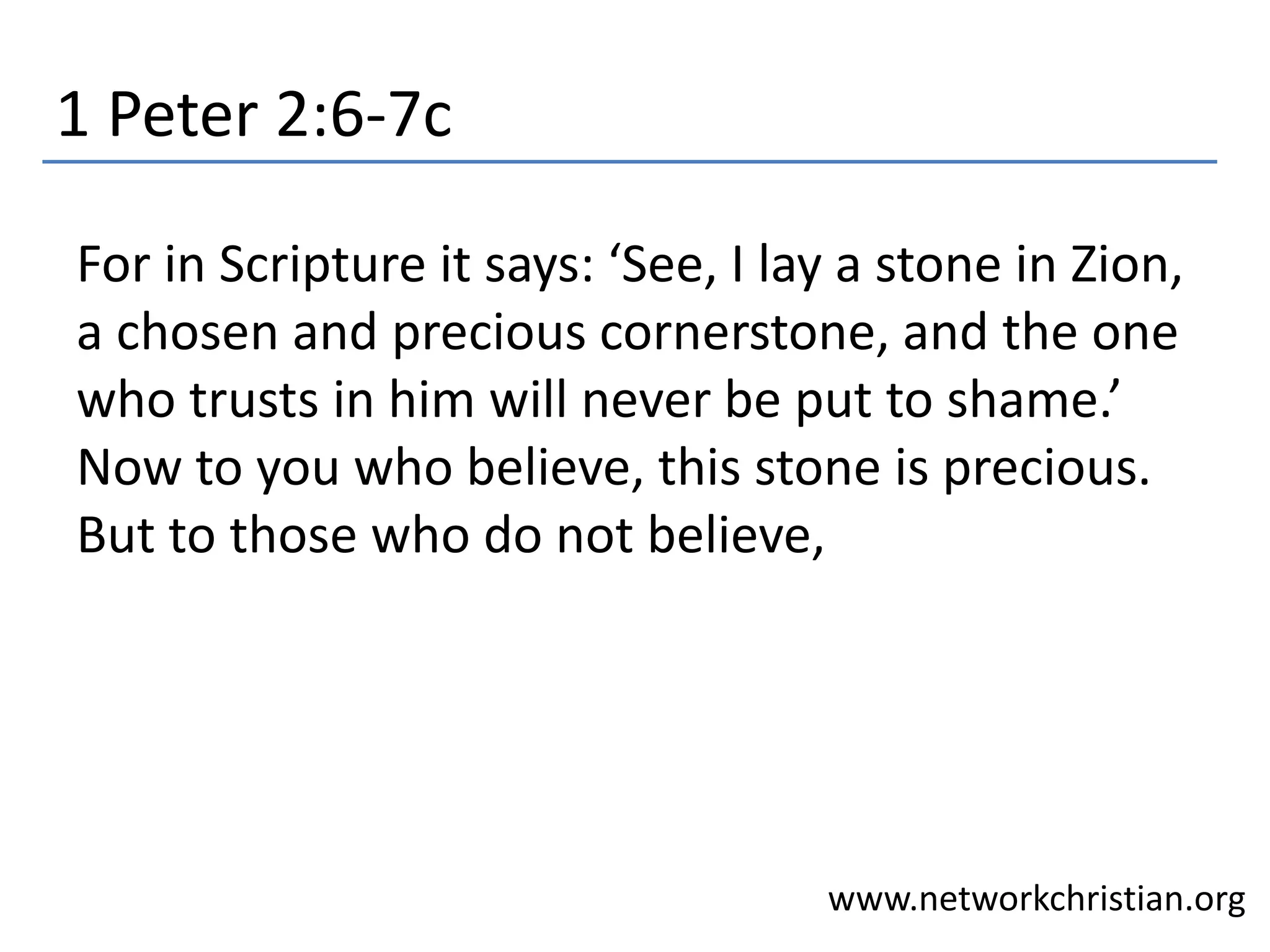 We are ... part 5 (the people of god 1 peter 2 1 12) | PPTX