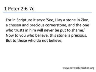 We are ... part 5 (the people of god 1 peter 2 1 12) | PPTX