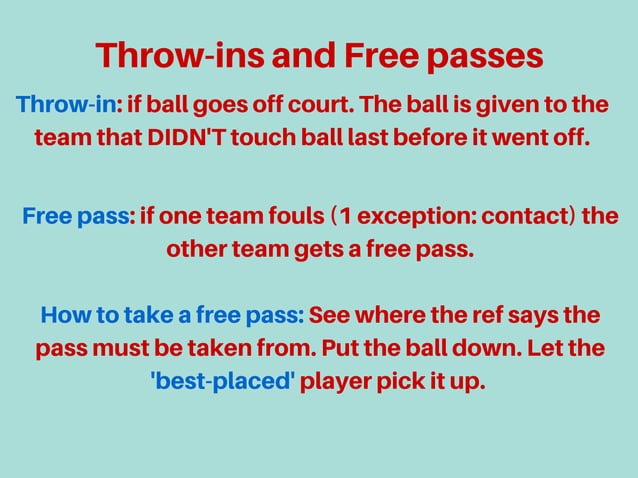 Netball basic rules presentation | PPT