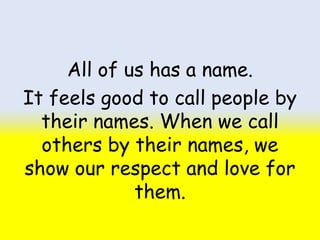 We are called | PPT