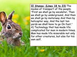 We are going to see the rabbit | PPTX