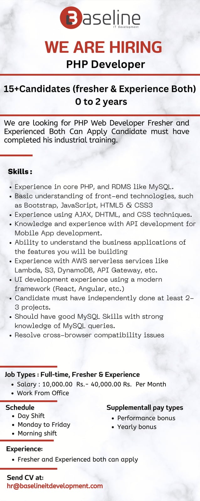 WE ARE HIRING PHP Developer.pdf
