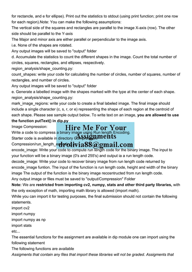 We are restricted from importing cv2 numpy stats and other.pdf