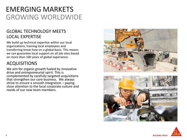 We Are Sika 2017 | PPTX | Business | Business and Finance