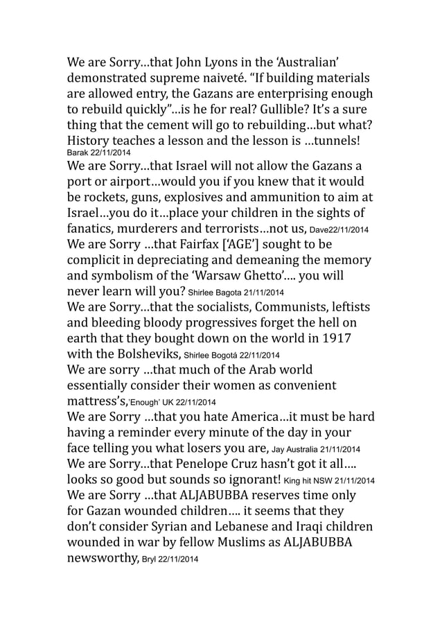 Issac Brott - We are sorry.... | PDF