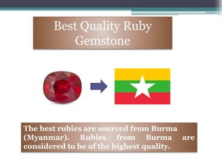 Wearing method of ruby gemstone | PPT