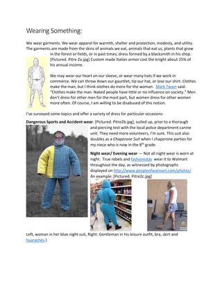 Wearing something | PDF