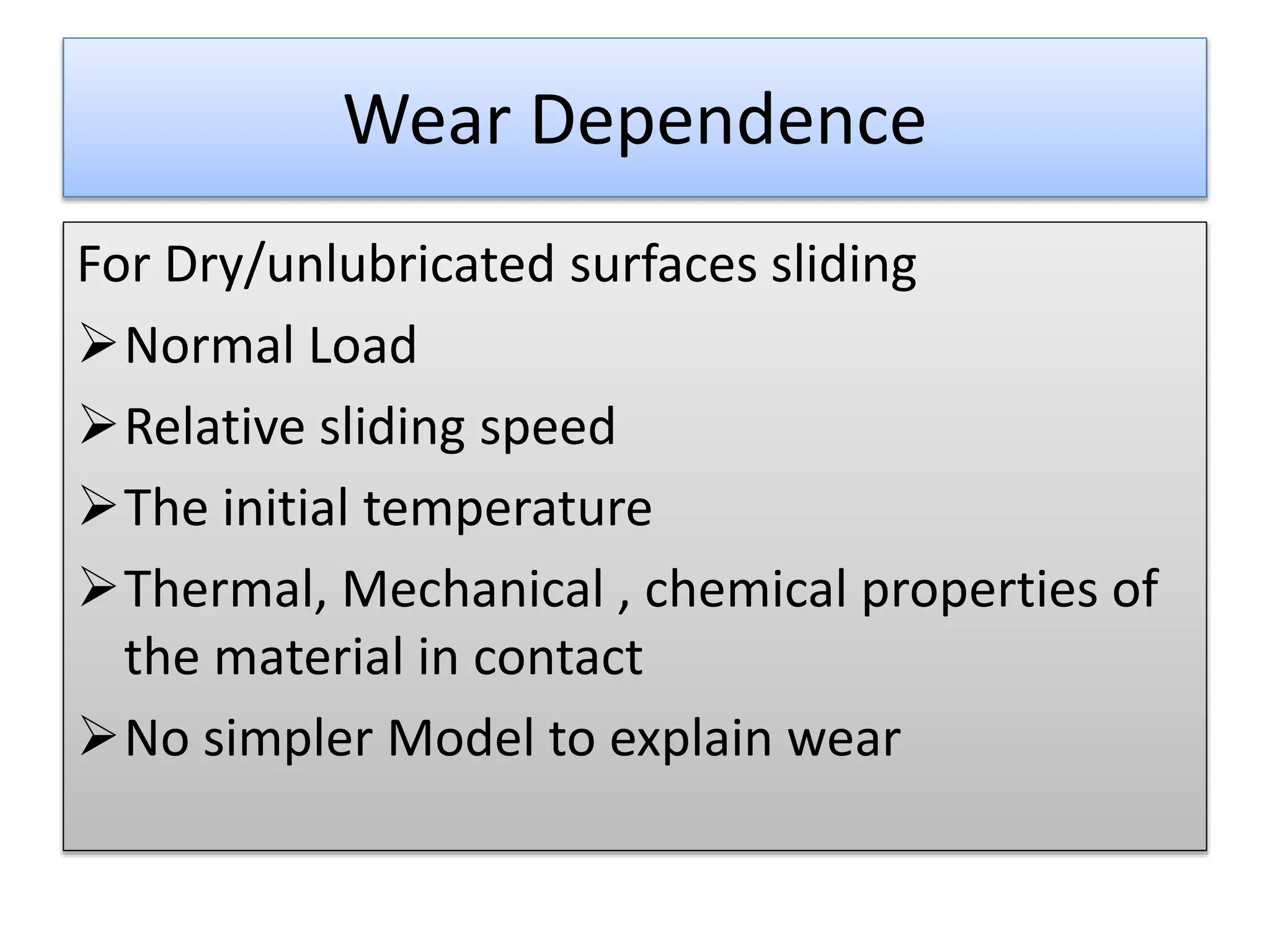 Wear measurement | PPTX