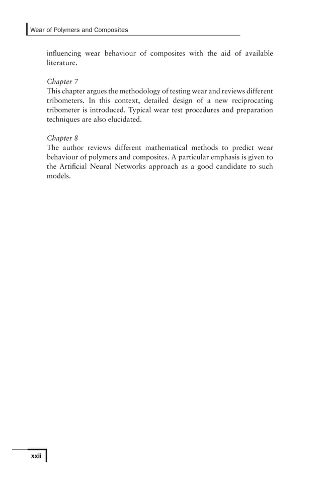 Wear of polymers and composites | PDF
