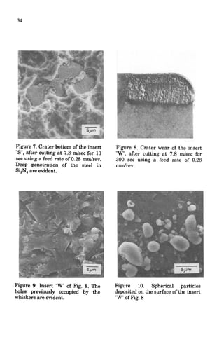 Wear performance of ceramic cutting tool materials when cutting steel | PDF