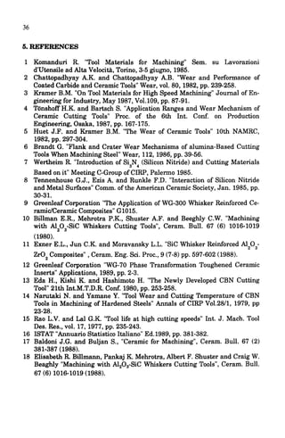 Wear performance of ceramic cutting tool materials when cutting steel ...