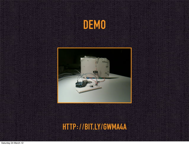 Arduino foursquare Weasley clock | PPT