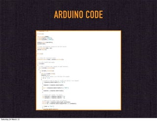 Arduino foursquare Weasley clock | PPT