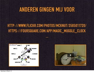 Arduino foursquare Weasley clock | PPT