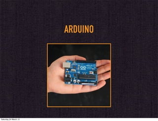 Arduino foursquare Weasley clock | PPT