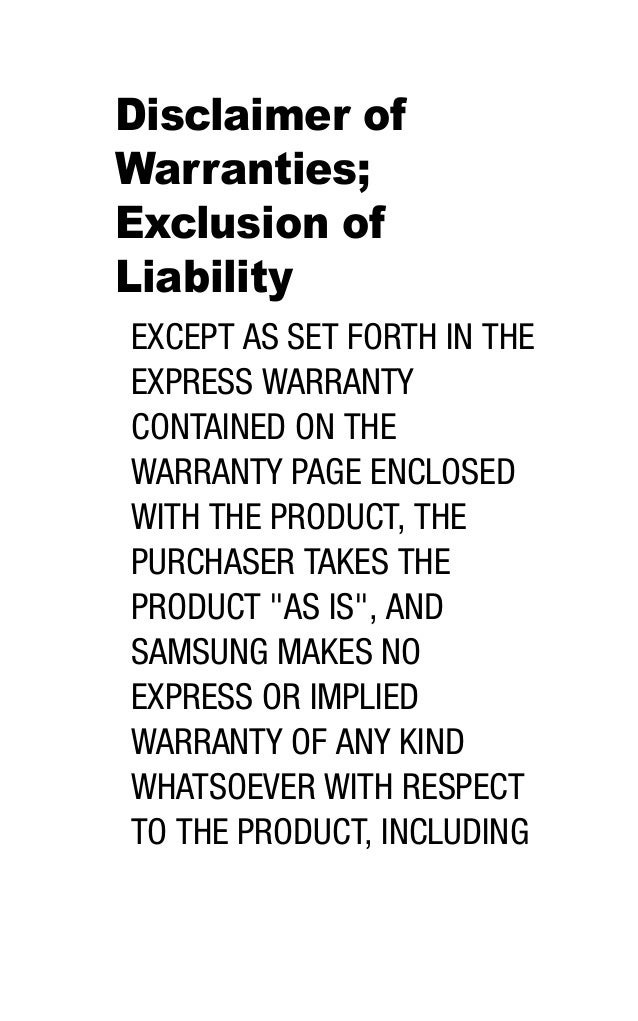 Samsung mobile device health and safety and warranty guide