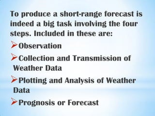 Weather: my report in earth science | PPTX