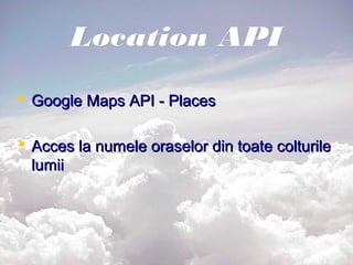 Weather API project | PPT