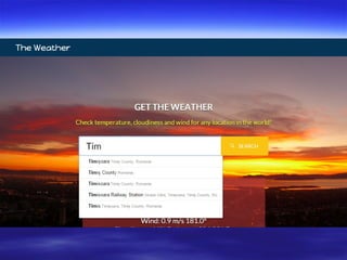 Weather API project | PPT
