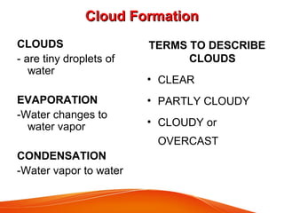 Weather and Weather Elements | PPT