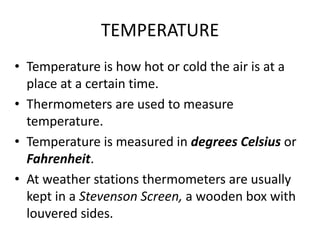 Weather | PPTX | Weather | Science
