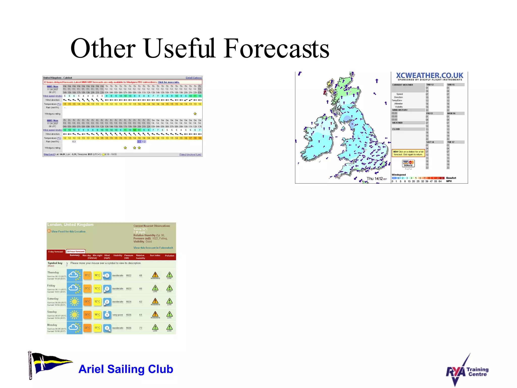 Weather Forecasts At Sea | PPT
