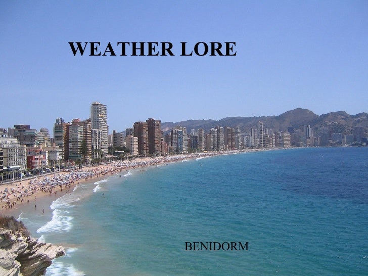 Weather Benidorm