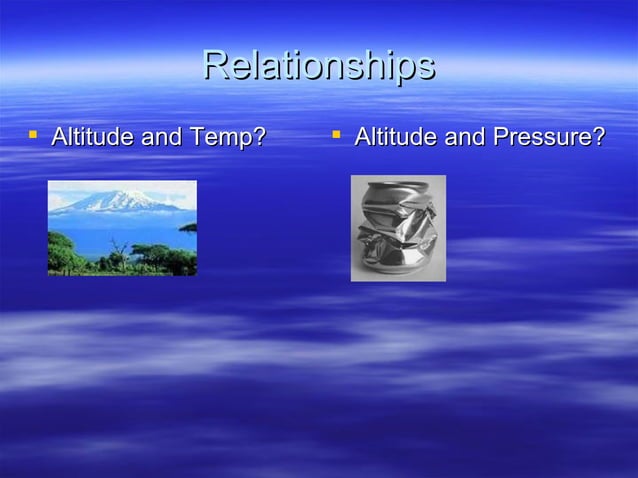 Weather Day 3: Air Pressure, Temperature & Altitude | PPT | Weather ...