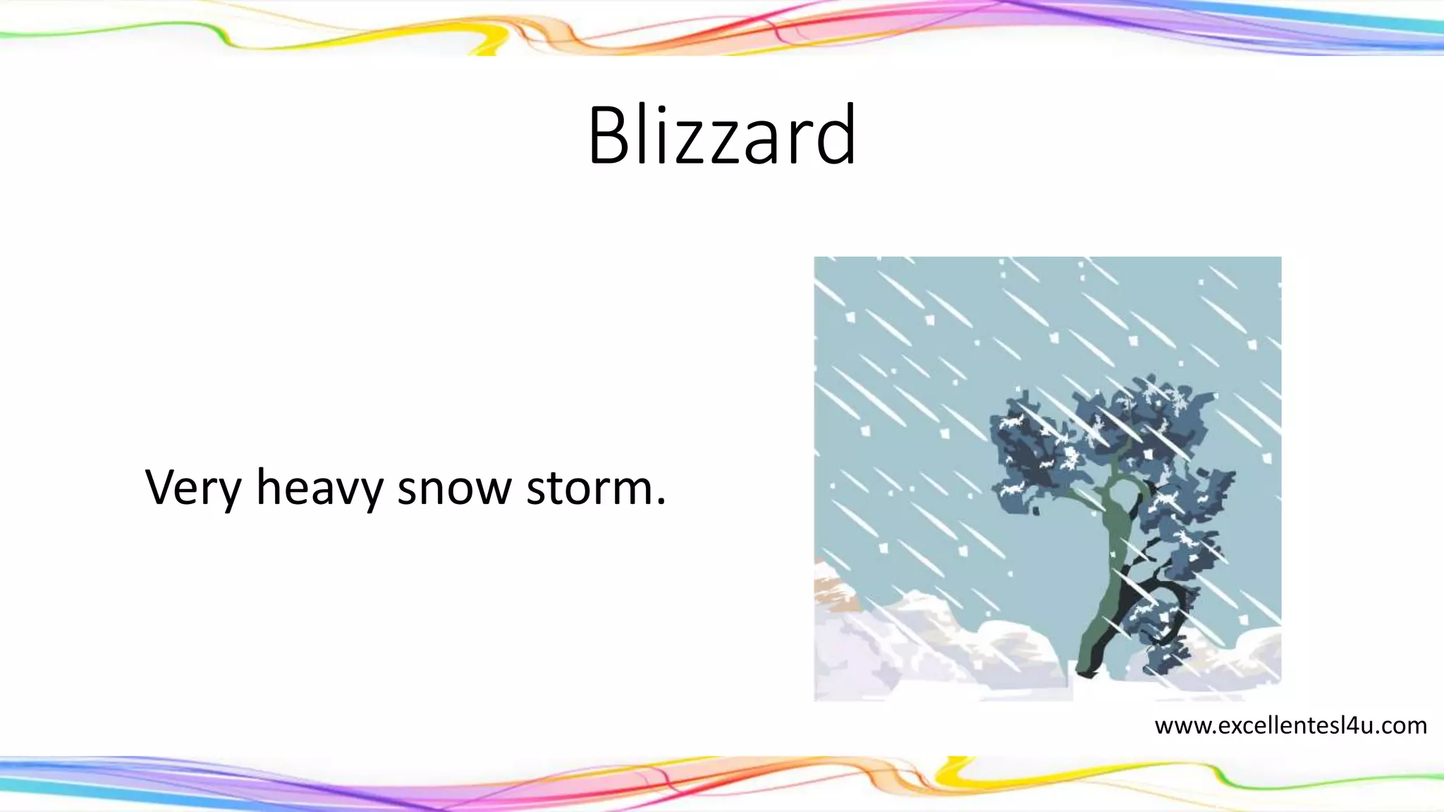 ESL weather flashcards | PDF