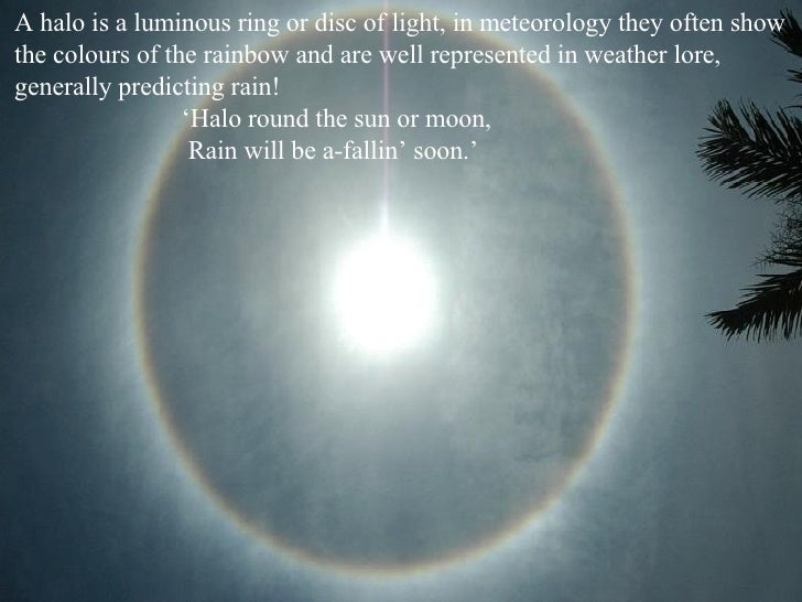 Weather Halo Lore