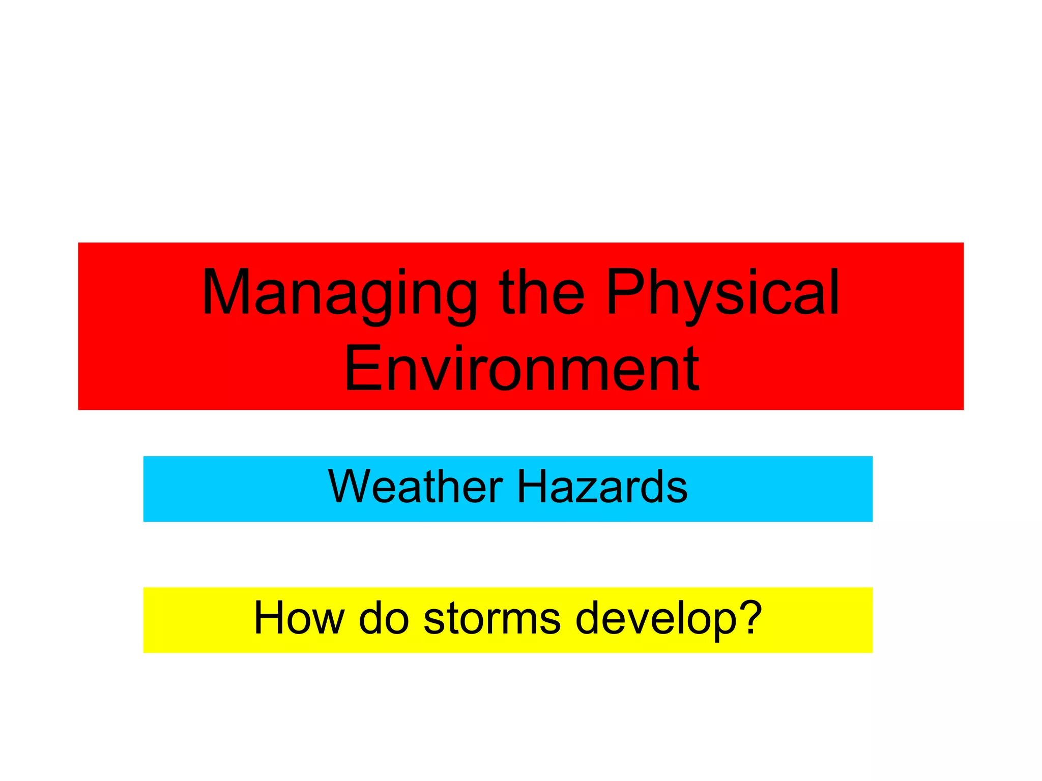 Weather Hazards 1 | PPT