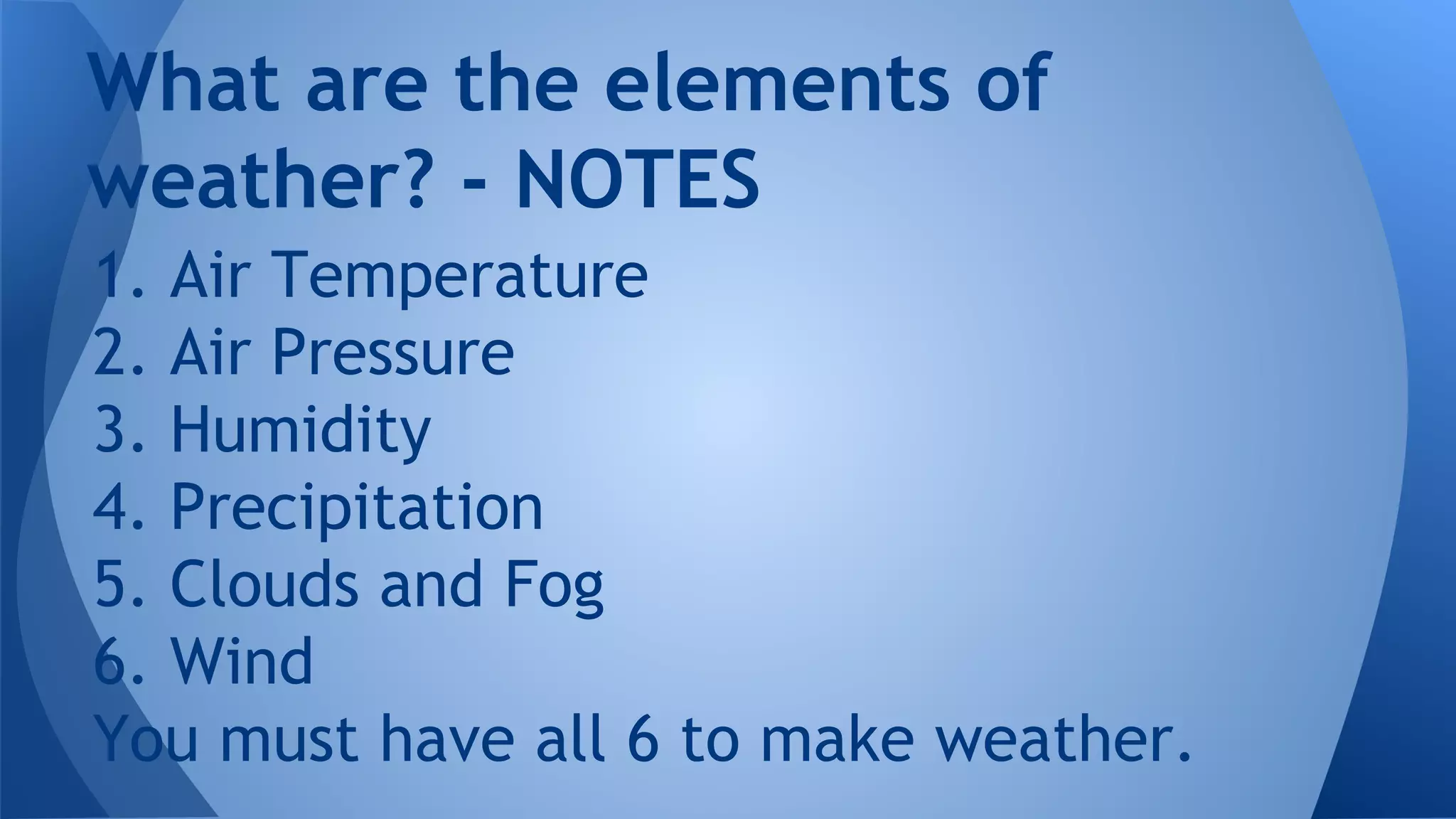 Weather - Introduction & Temperature | PPT