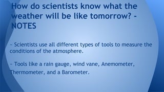 Weather - Introduction & Temperature | PPT