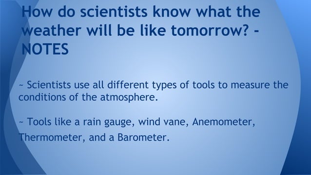 Weather - Introduction & Temperature | PPT