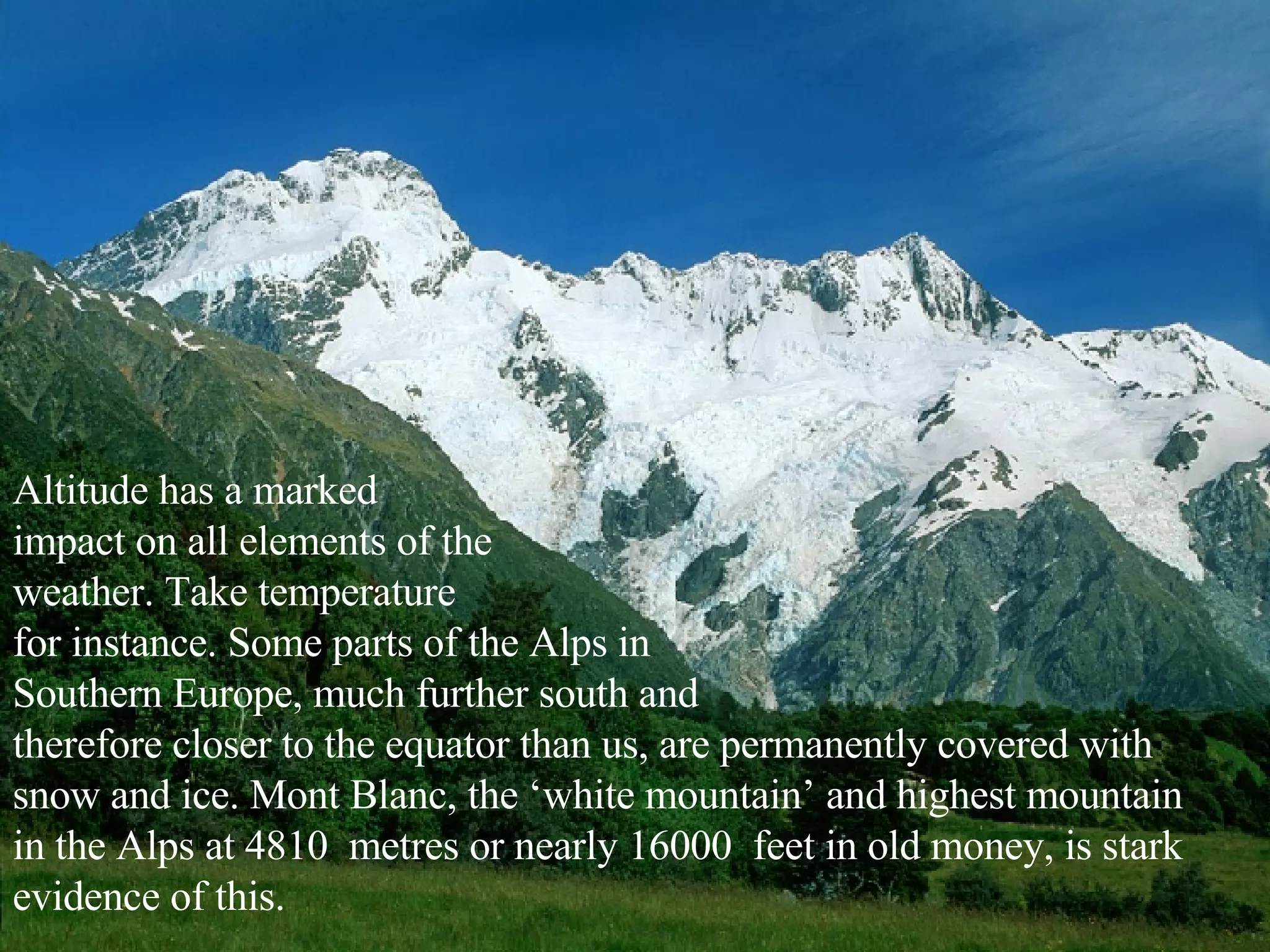 Weather Mountain Lore | PPT