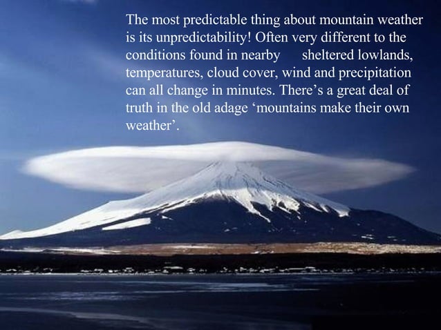 Weather Mountain Lore | PPT