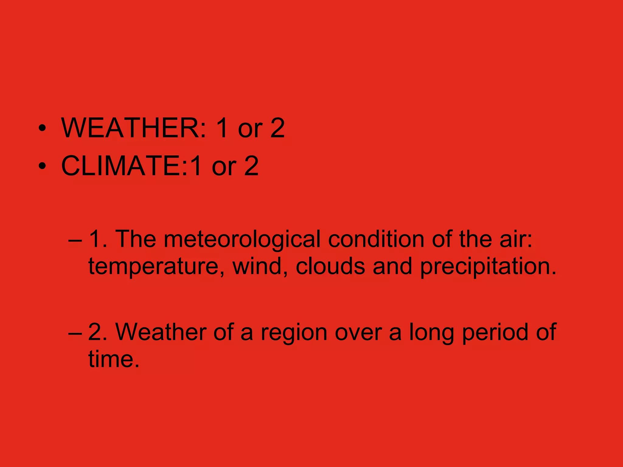 Weather Pictures | PPT
