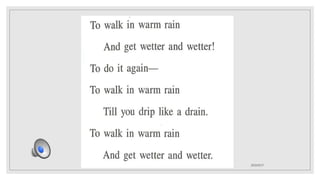 Weather poems for all seasons recorded | PPTX