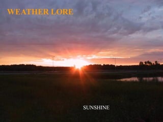 Weather Sunshine | PPT