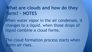 Weather - What are clouds? | PDF