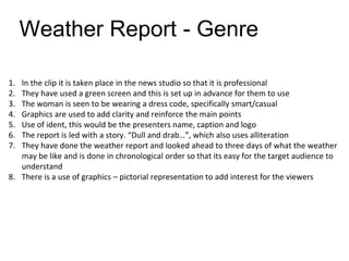 Weather analysis student template | PPTX