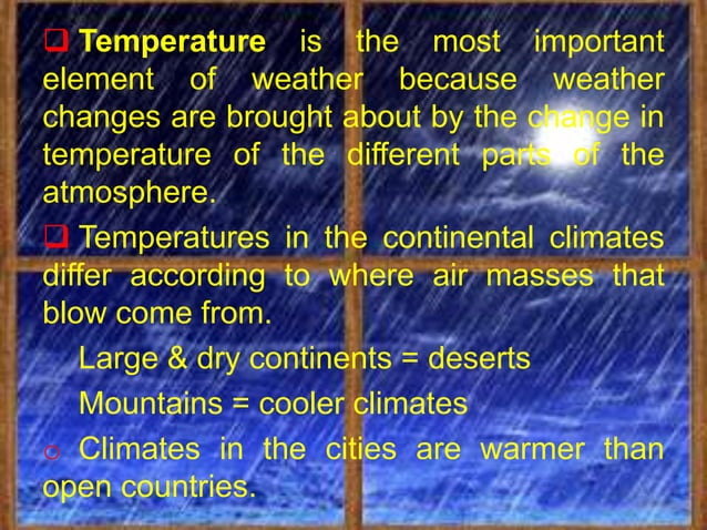 Weather and climate | PPTX | Weather | Science