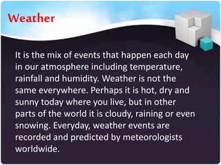 Weather and climate | PPT