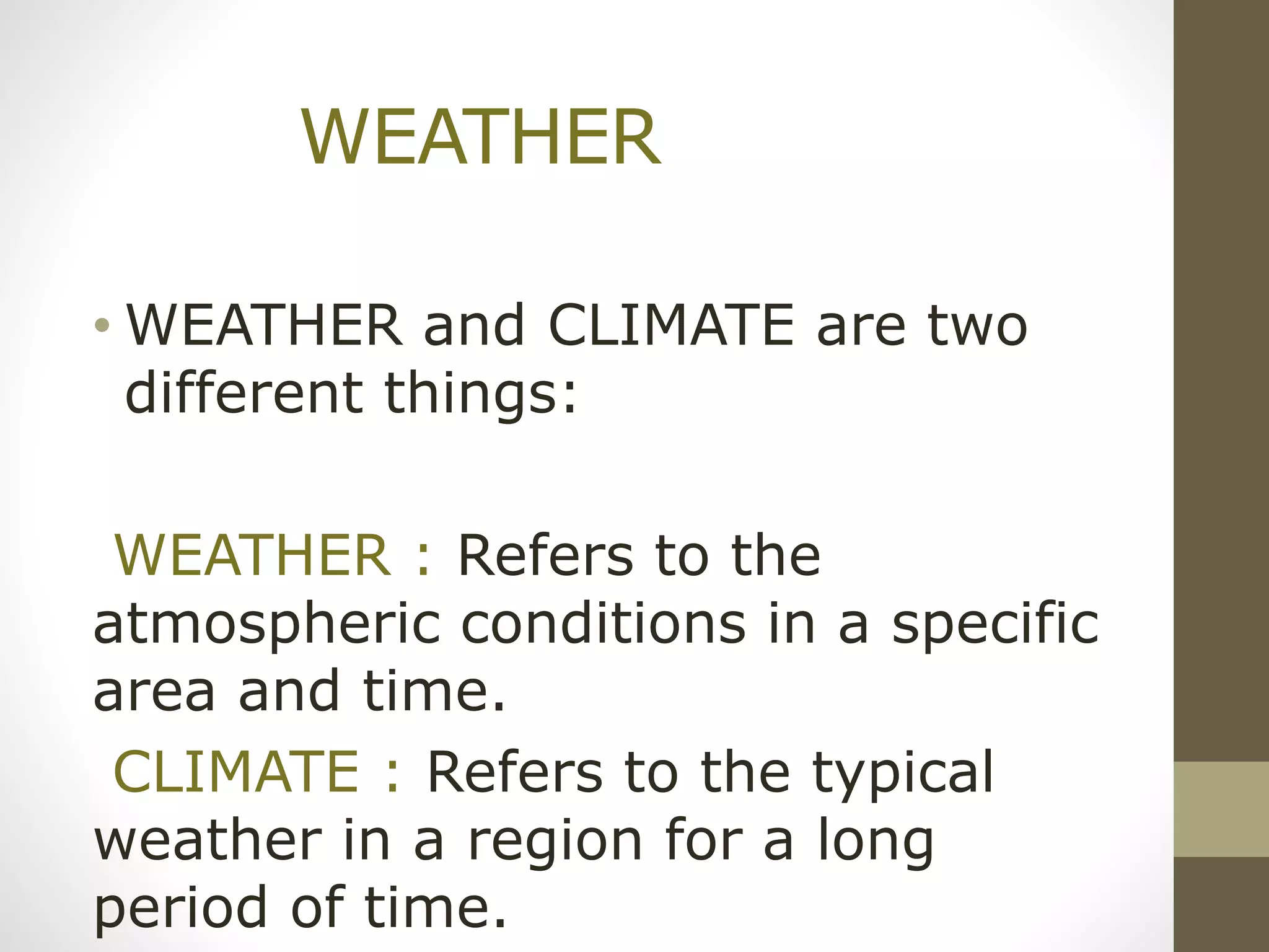Weather and climate | PPT