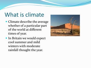 Weather and climate | PPTX