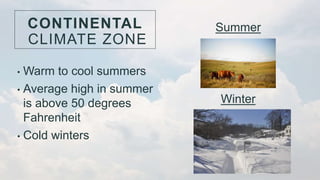 Waether and Climate zones. Information on the climate | PPTX ...