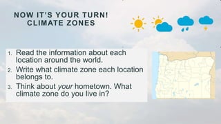Waether and Climate zones. Information on the climate | PPTX ...