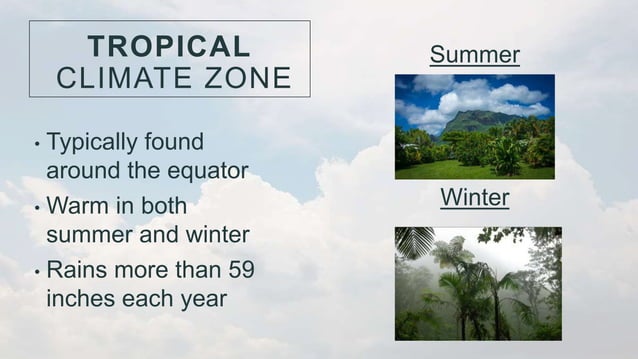 Waether and Climate zones. Information on the climate | PPTX ...