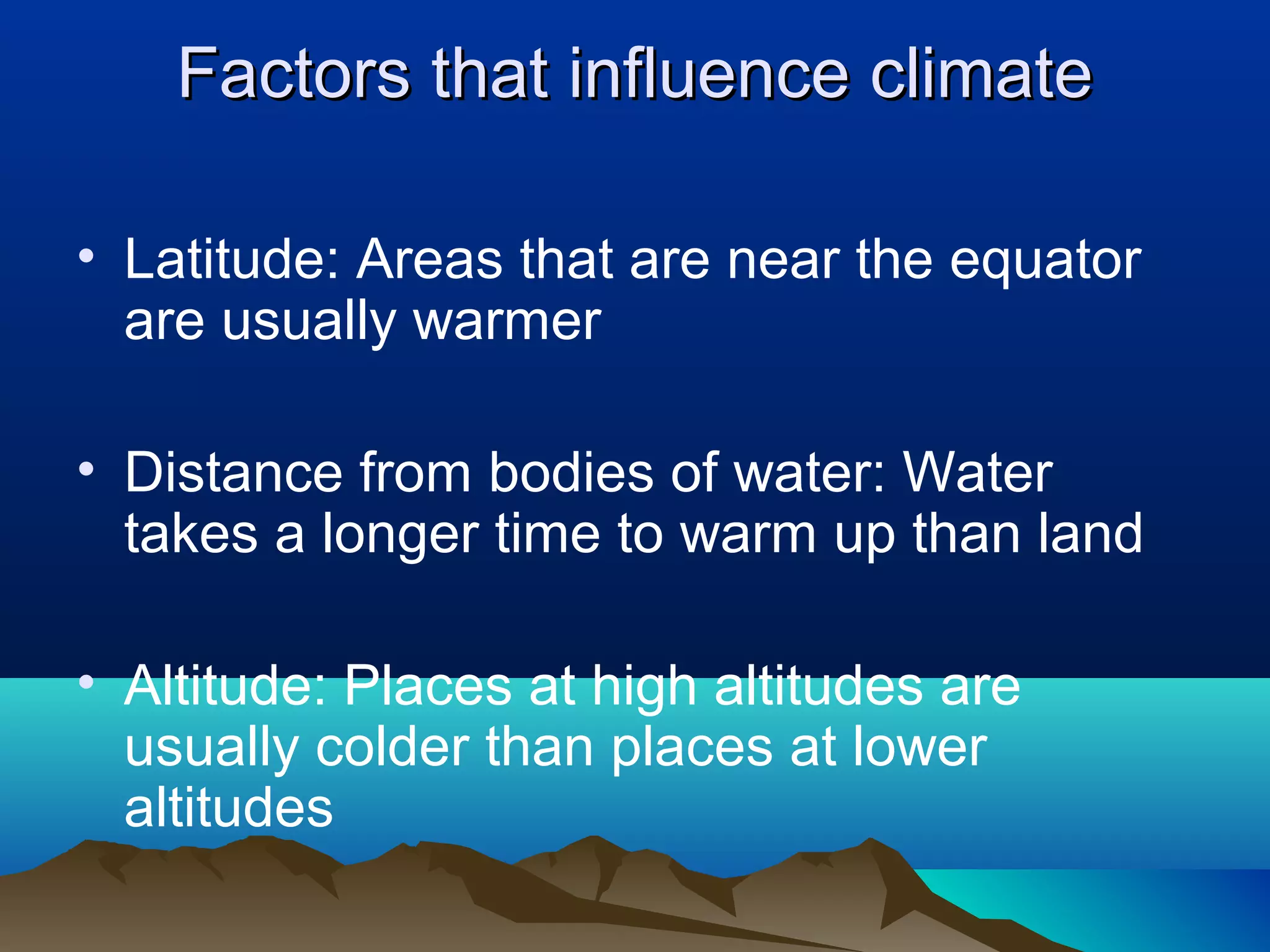 Weather and climate nico | PPT